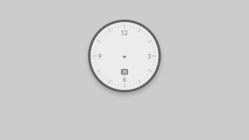 Codepen Analog Clock