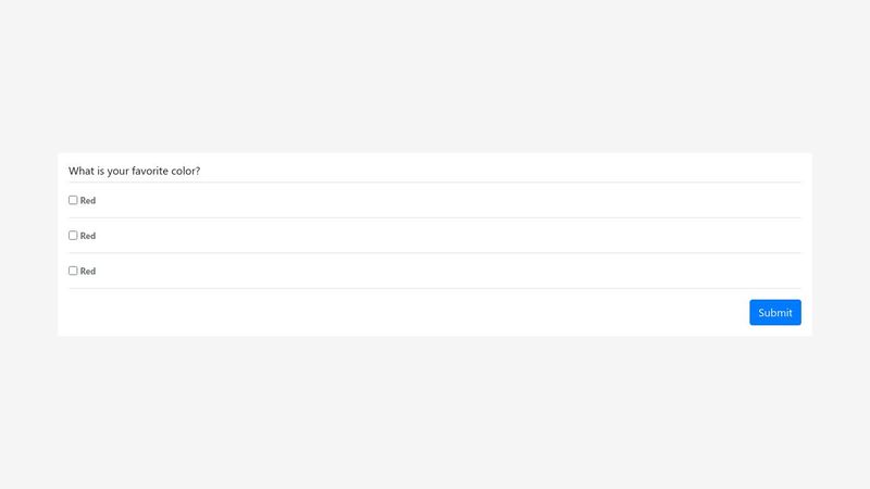 Poll System Interface
