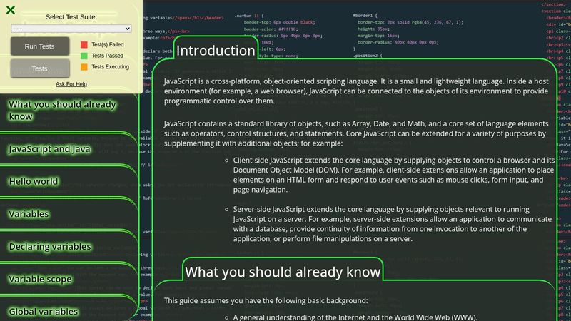 Technical Documentation JavaScript FCC