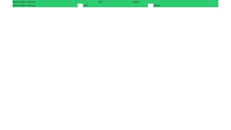 Bootstrap Width Columns With And Without Space Bootstrap Width Columns With And Without Space