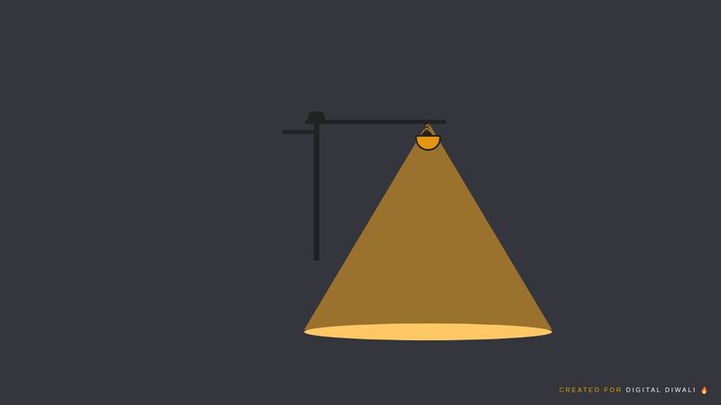 Pure CSS Lamp post