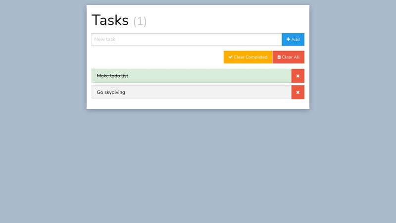 Vuejs Todo List Vuejs Todo List