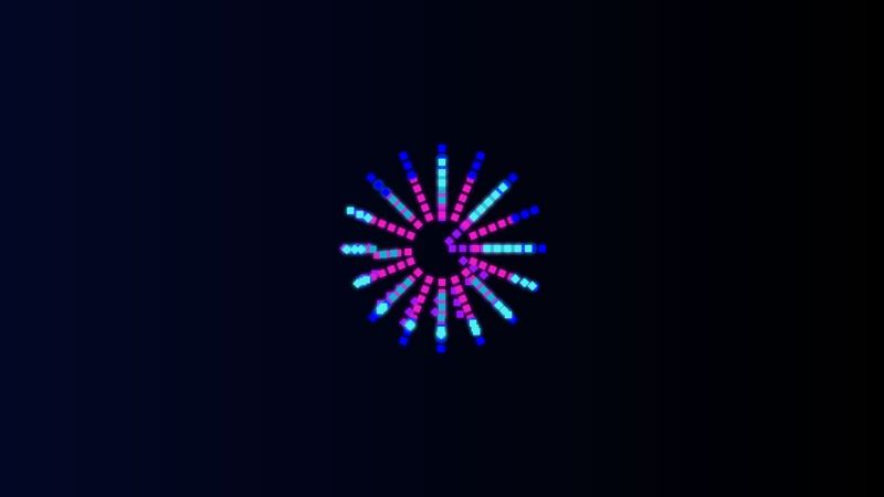 Dot circle animation by CSS only