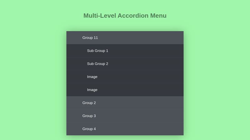 CodePen - multi-level-accordion-menu CodePen - multi-level-accordion-menu