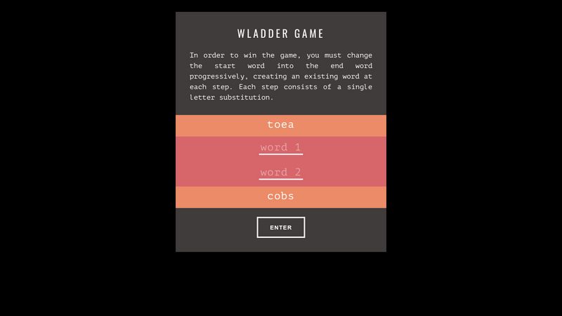 Word Ladder Game word-ladder-game