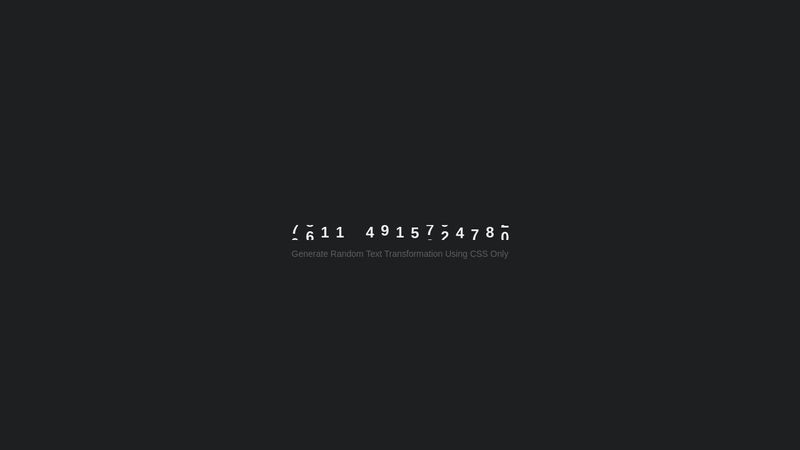 Shuffle Text Animation shuffle-text-animation