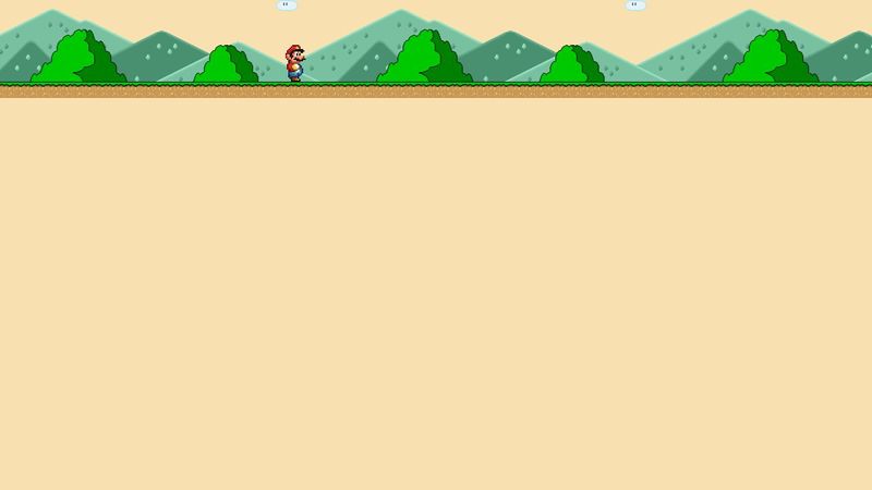 Super Mario Scrolling Background