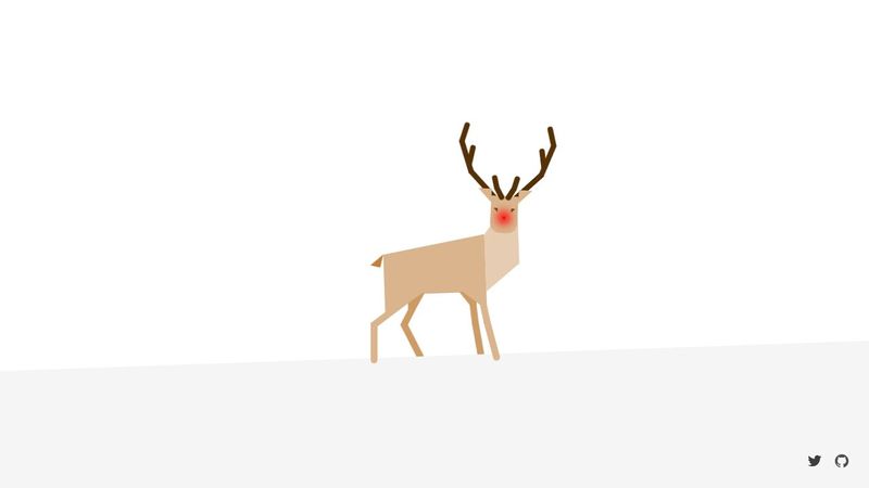 Rudolph the Pure CSS Reindeer