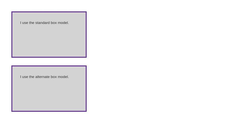 The box model: Task 1