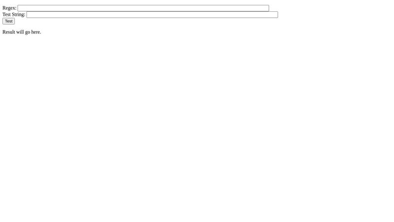 My Simple JS Regex Tester my-simple-js-regex-tester