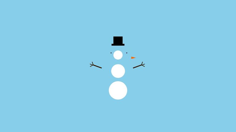My second CSS snowman