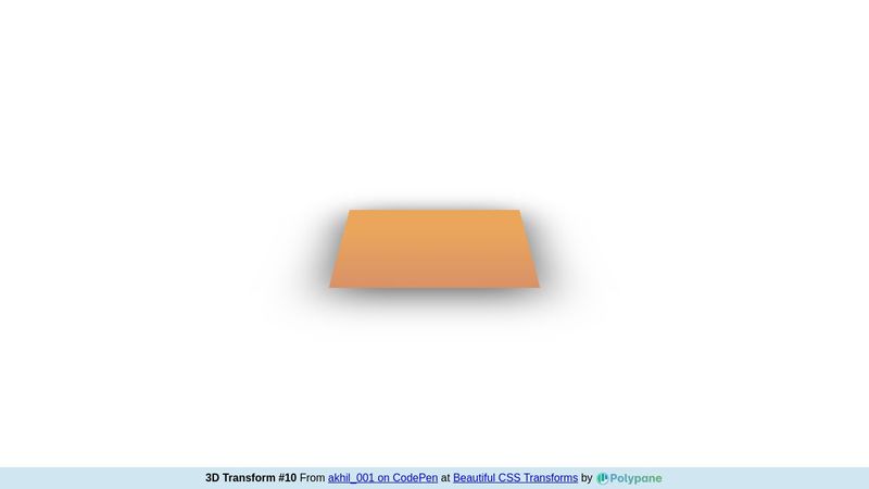 3D Transform #10 3D Transform #10