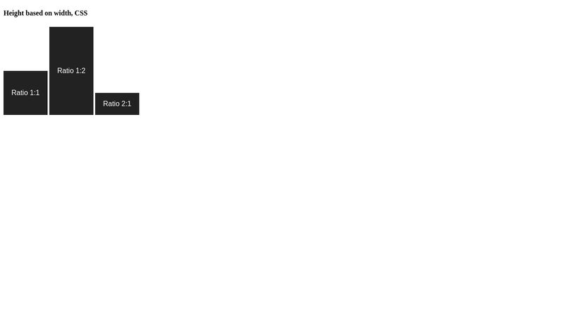 Height Based On Width height-based-on-width