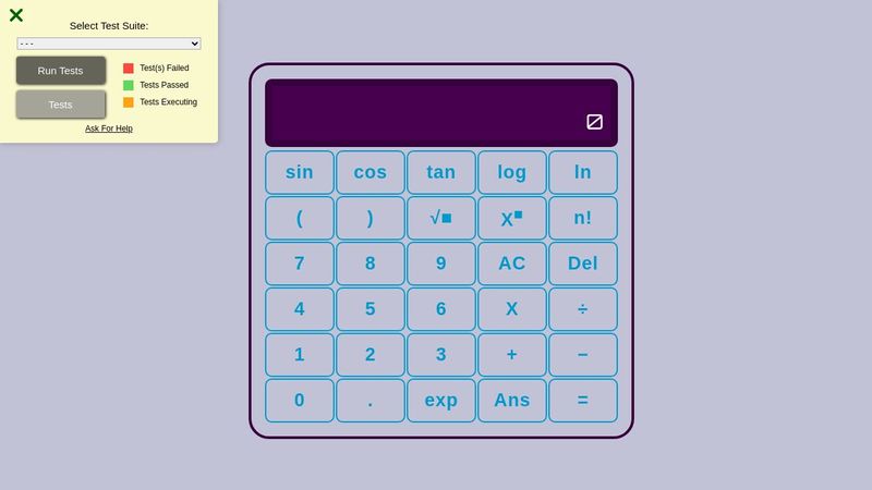 Simple Scientific Calculator