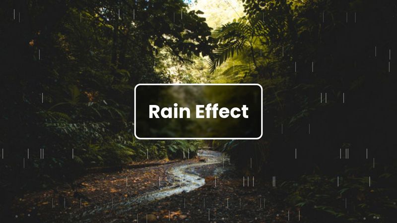 Rain Effect using Javascript