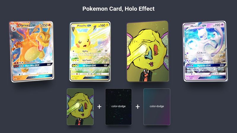 Pokemon Card Holo Effect