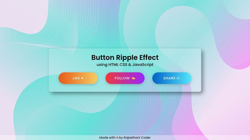 Ripple Effect Using JavaScript