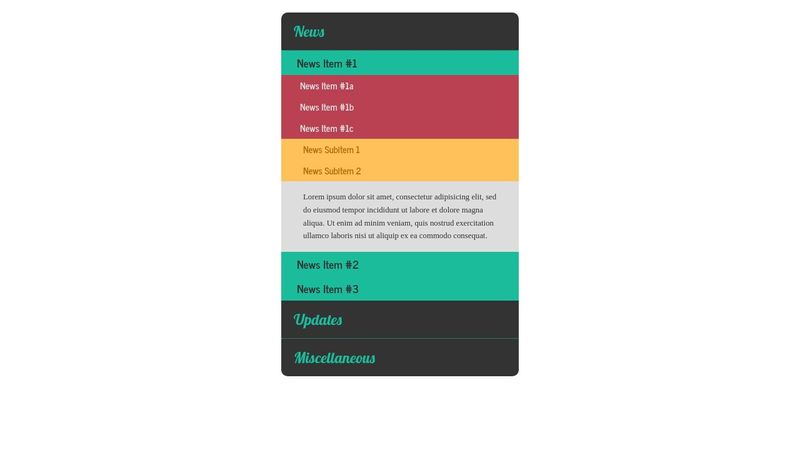 CodePen - Multi-level Accordion CodePen - Multi-level Accordion