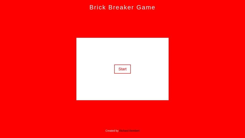 Brick-Breaker Video Game