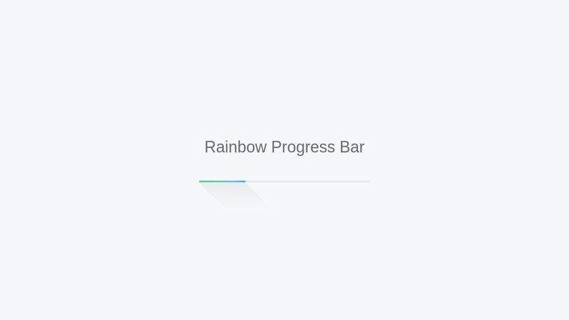 css rainbow bar