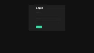 Minimal Login Form Dark Theme minimal-login-form-dark-theme