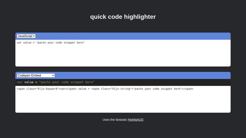 Code Highlighter