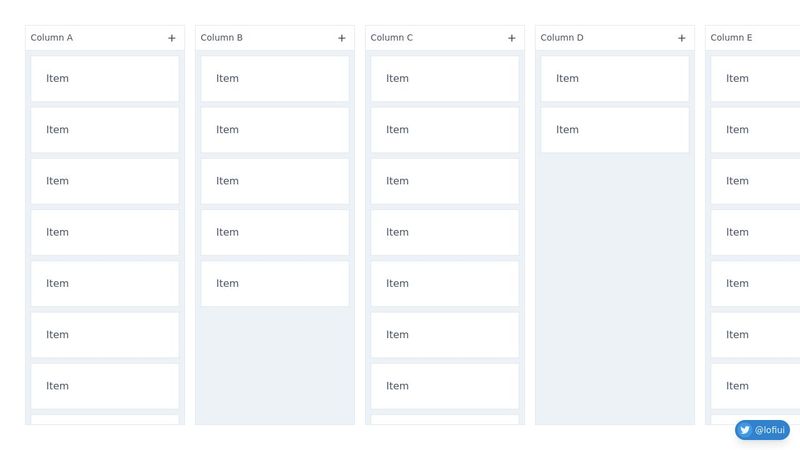 Lo-fi Tailwind CSS Kanban Board