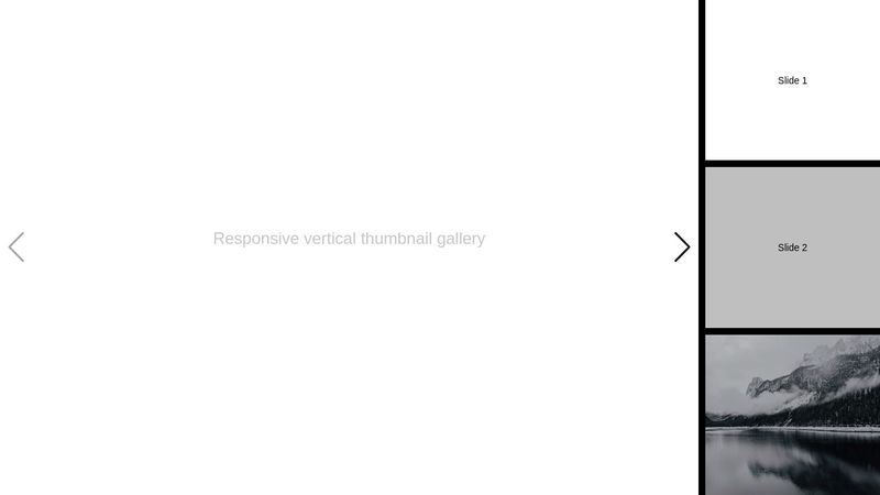 Swiper - Vertical Thumbnails / Horizontal Thumbnails - Responsive