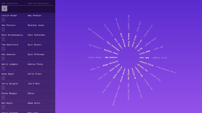 Radial Text with Sass and Vue.js