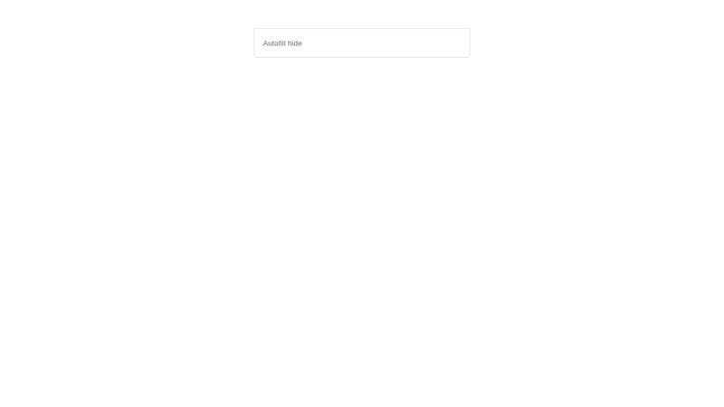 Disable HTML Form Input Autocomplete And Autofill Form Input Disable HTML Form Input Autocomplete And Autofill Form Input