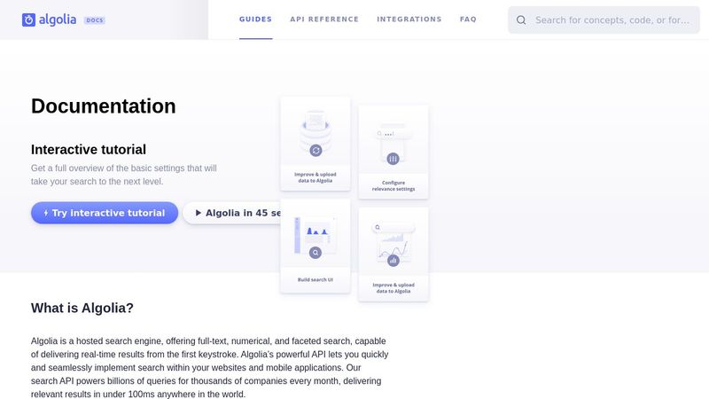 ALGOLIA DOCS WEBSITE CSS