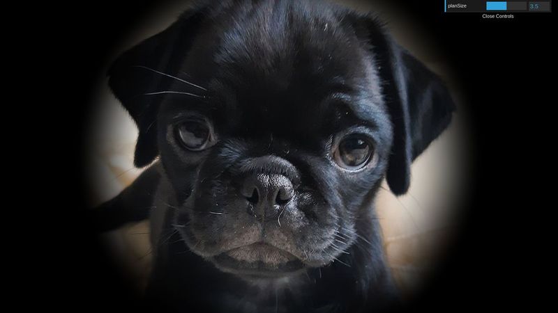 UV displacement Map Three js