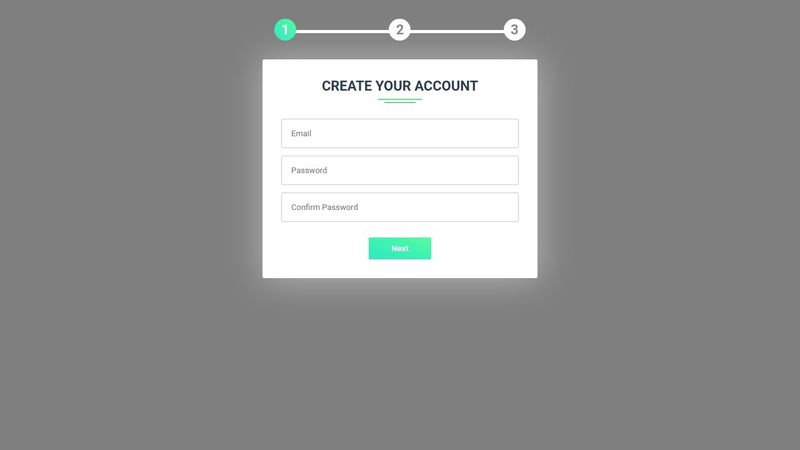 Multi Step Validation Form