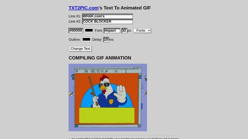 CodePen - Animated GIF Generator - Image Maker