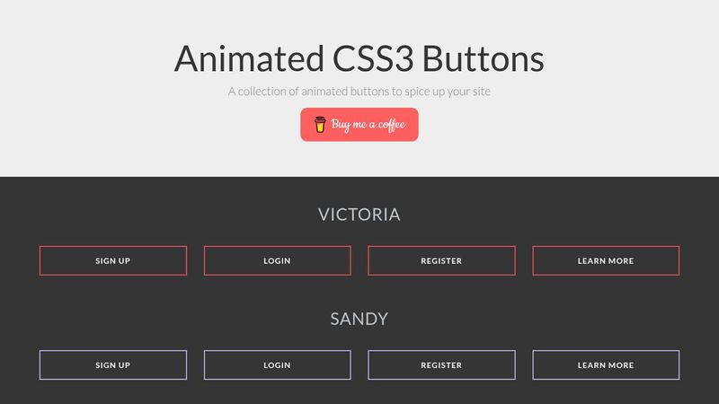 Animated CSS3 Buttons
