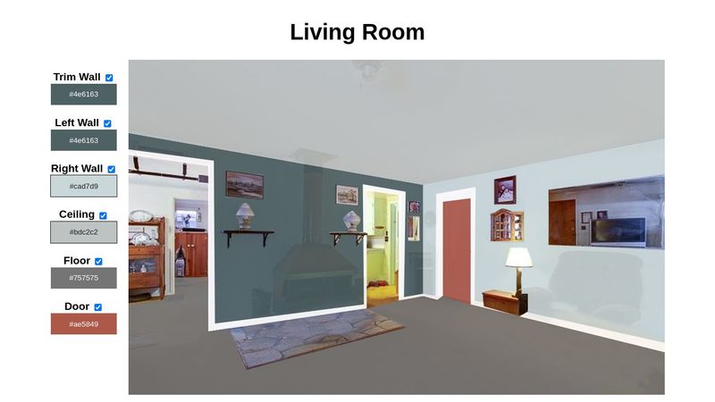 Living room colors, Huebee