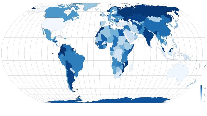 Chart.js Chart Geo - Earth Choropleth - v3