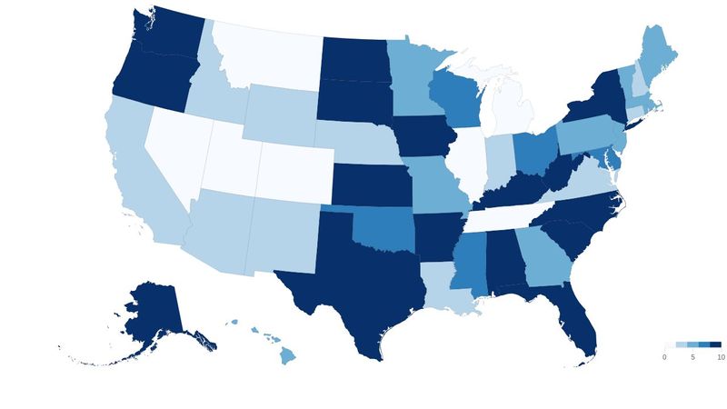 Chart.js Chart Geo - Choropleth - v3