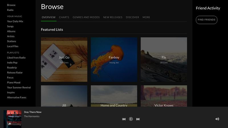 Spotify-inspired layout with CSS Grid