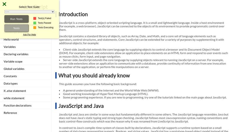 JS Documentation