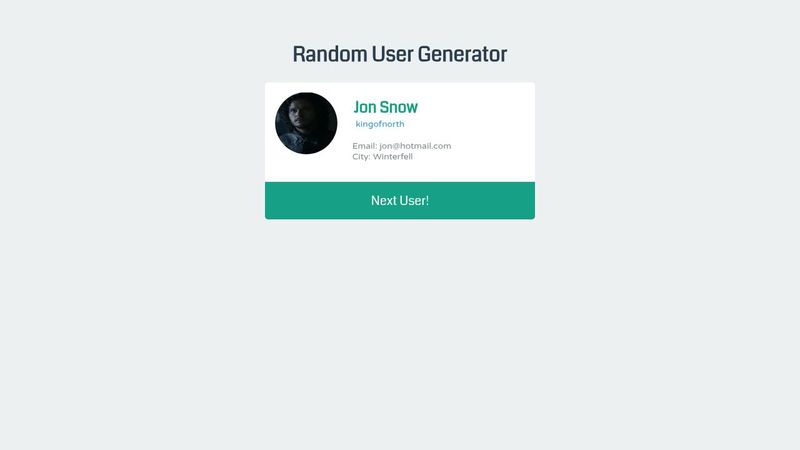 Random Profile Generator