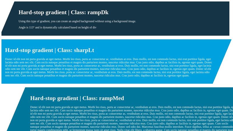 Dynamic Diagonal Side Borders - CSS + Javascript