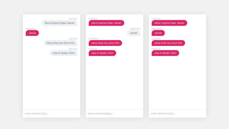 Interactive Chat Box (UI Design)