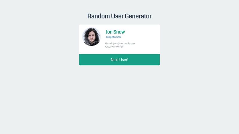 Random Profile Generator