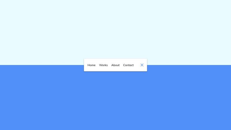 CodePen - Animated Navigation Menu