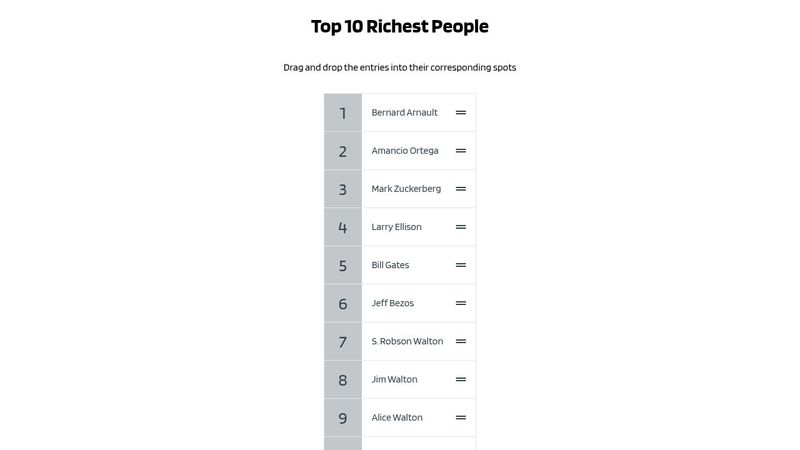 Codepen Sortable List Drag And Drop 9190