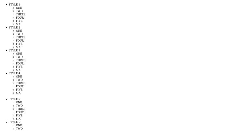 Dropdown CSS animation examples