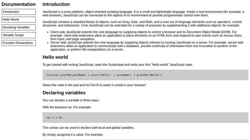 FCC: Technical Documentation Page