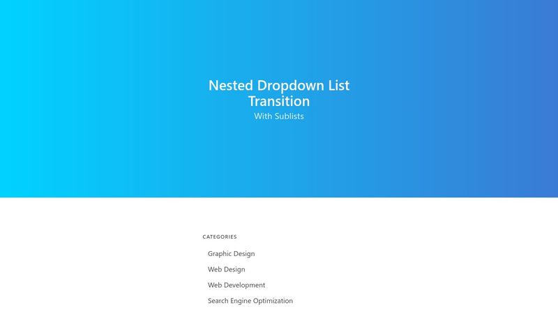 Nested Dropdown List