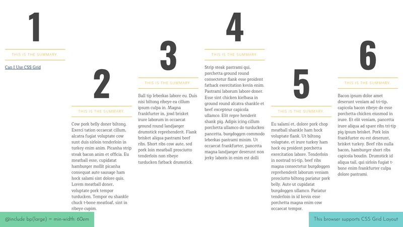 CSS Grid Layout - Bring sample print inspiration to web